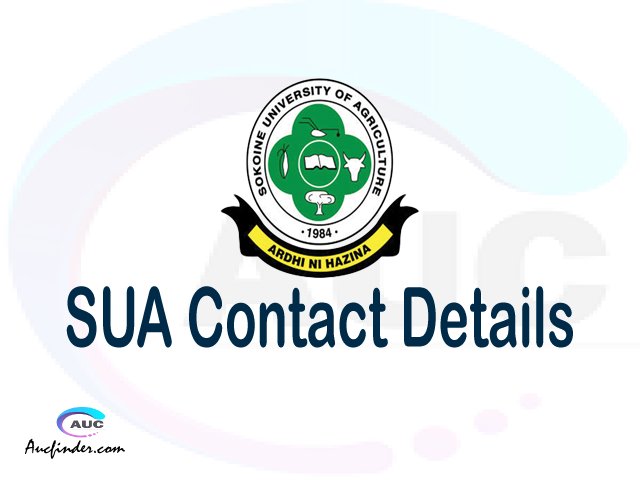 SUA Contact Address | SUA Phone Number | SUA admission Contacts | 2021/ ...