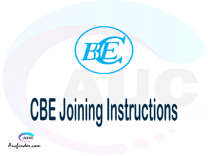CBE joining instruction pdf 2021/2022 | Joining Instructions College of ...