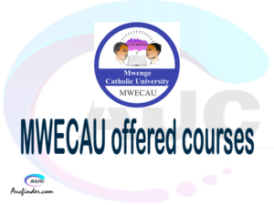 MWECAU courses 2025 | Mwenge Catholic University offered Courses 2025