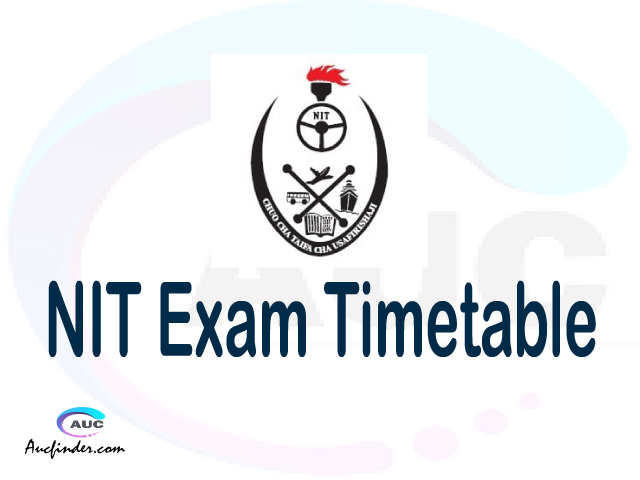 NIT UE timetable 2026 | NIT Examination time table 2026 - NIT ...