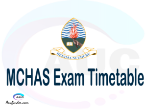 MCHAS UE timetable 2026 | MCHAS Examination time table 2026 - MCHAS ...